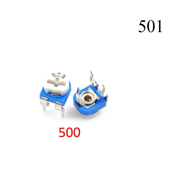Jual RM065 501 500 Ohm Trimpot Trimmer Variable Resistor VR ...