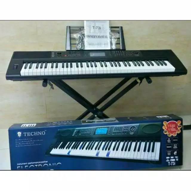 Jual SERI TERBARU KEYBOARD TECHNI T-73i T73 6 oktaf | Shopee Indonesia