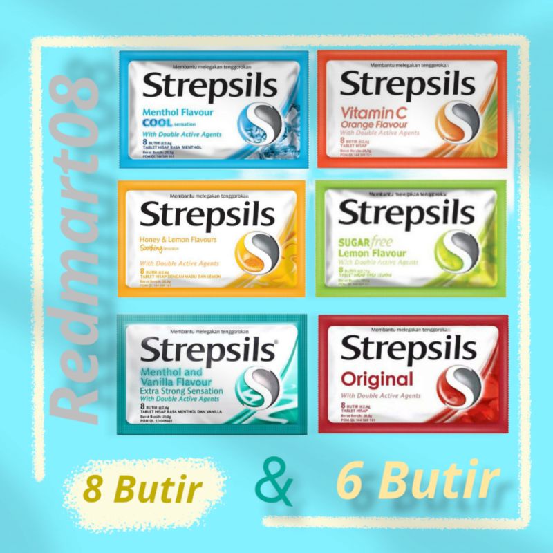 Jual Strepsils Permen Pelega Tenggorokan Isi 6 / 8 Butir | Shopee Indonesia