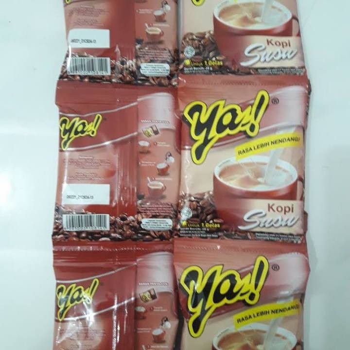 Jual Kopi YA susu sachet - 1 renteng (isi 10 pcs @28 gr) | Shopee Indonesia