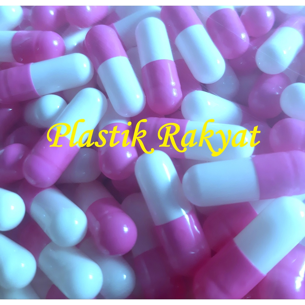 Jual Cangkang Kapsul Ukuran 00 warna warni / Kapsul Kosong Ukuran 00 ...