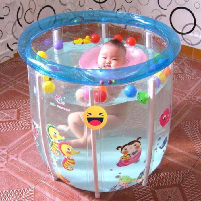 Jual Baby Spa Kolam Bayi Deluxe Baby Flow Baby Pool Kolam Renang 80 x78 ...