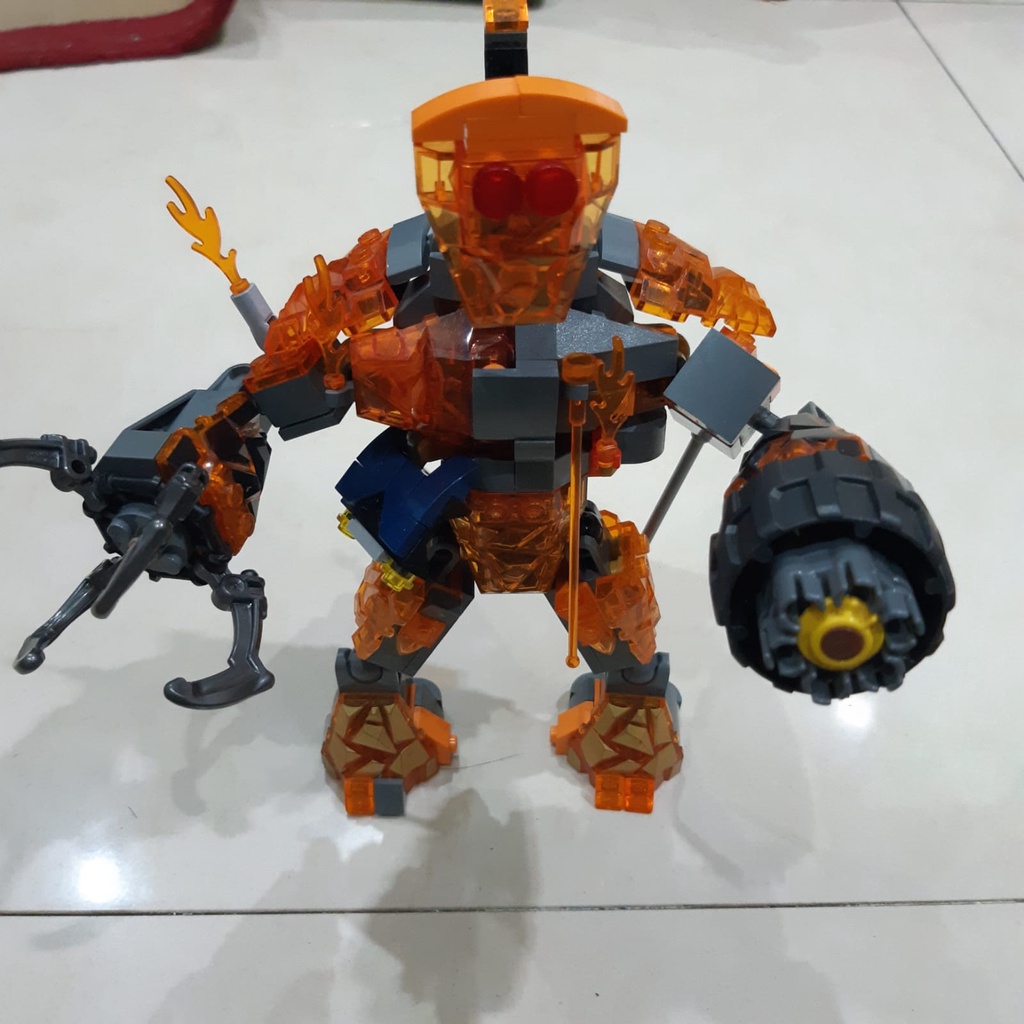 Jual Lego orange molten creature MOC ori original asli | Shopee Indonesia
