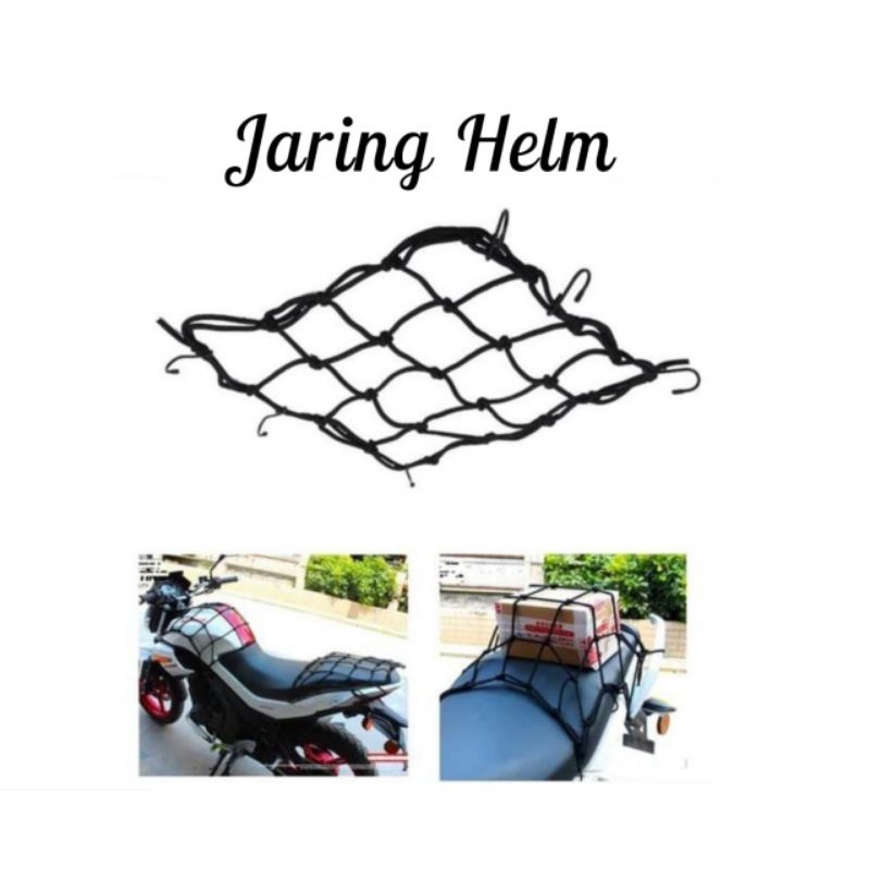 Jual Jaring Jala Pengikat Helm dan Barang Motor Universal | Shopee ...