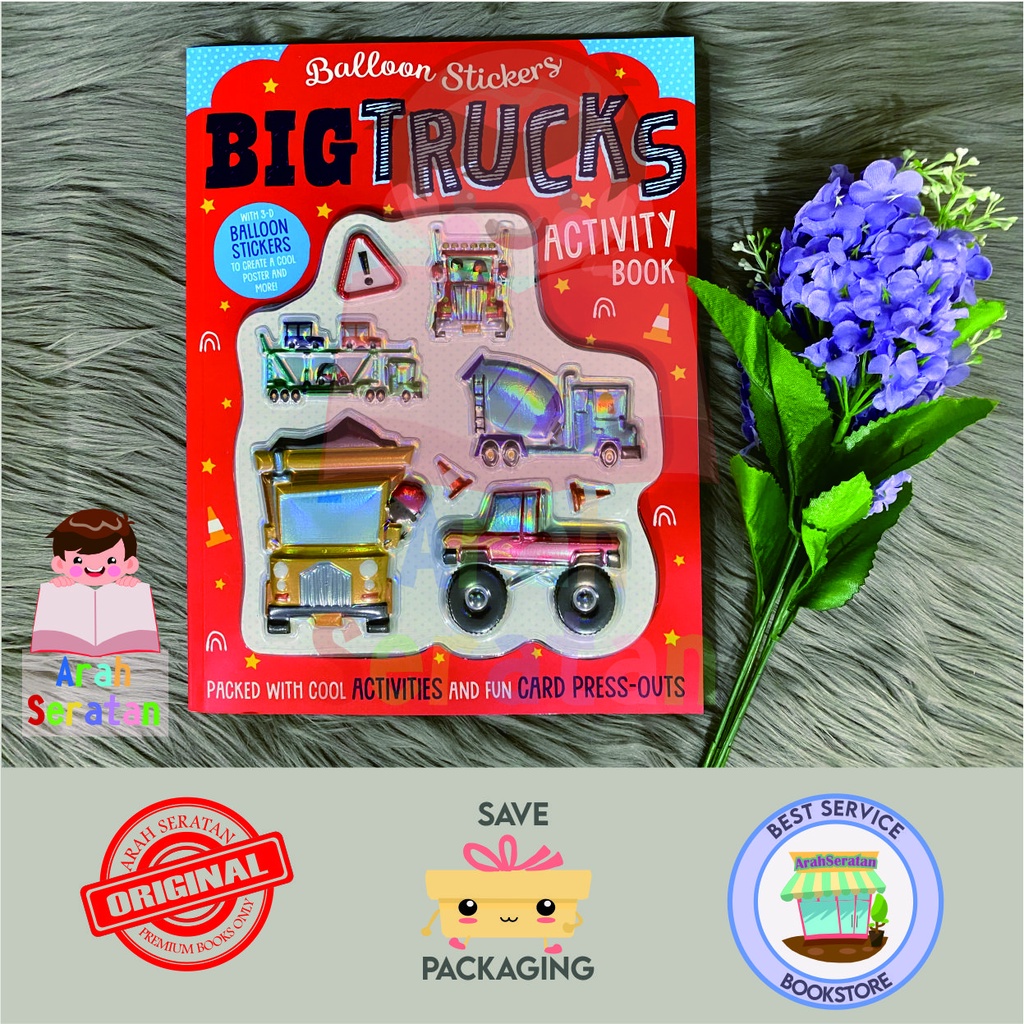 Jual Activity Book - Sticker Book - Balloon Sticker Activity Book Big ...