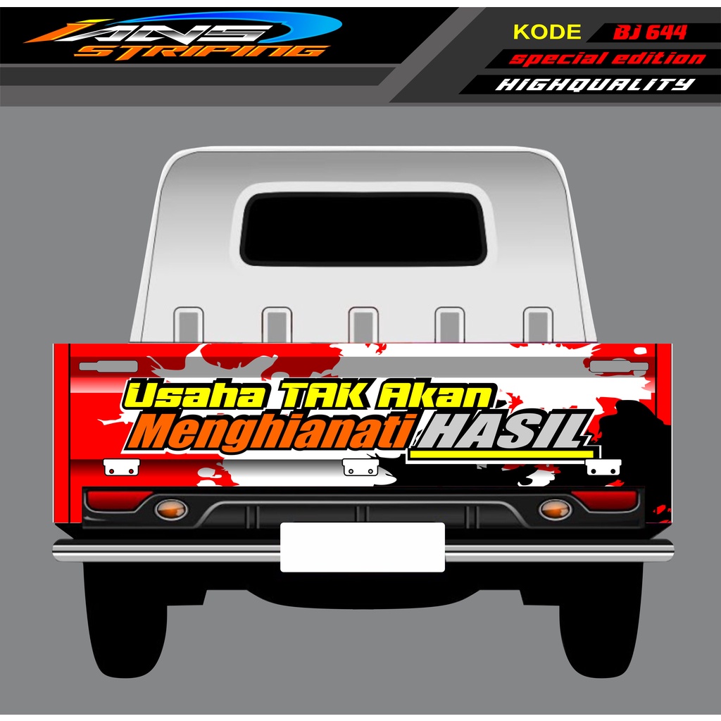 Jual DECAL STIKER GRANMAX PICK UP / STICKER BAK BELAKANG GRANMAX ...