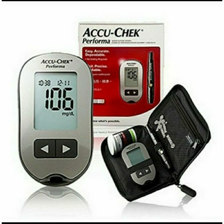 Jual Alat test gula darah Accuchek Performa | Shopee Indonesia