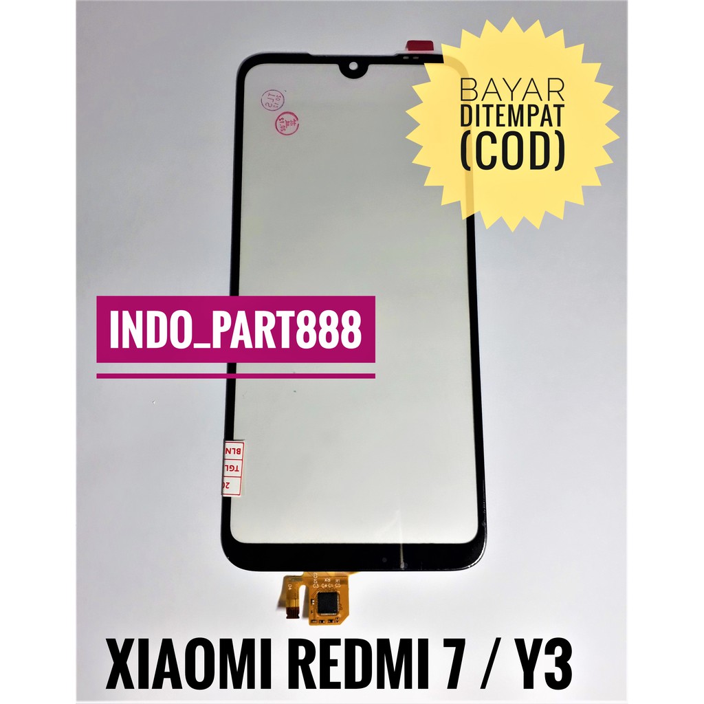 Jual Layar sentuh / Touchscreen Xiaomi Redmi 7 / Y3 / HITAM | Shopee ...