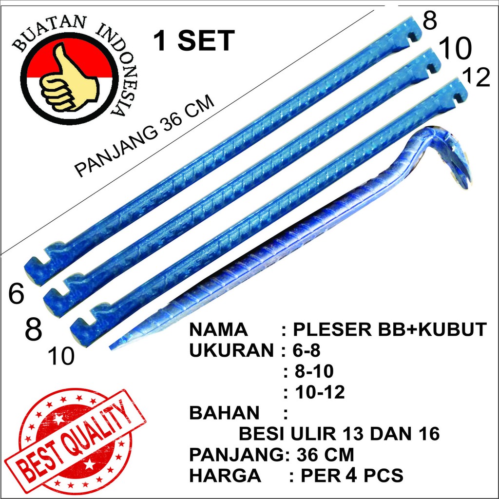 Jual satu set Pleser plesir bolak balik + kubut Alat Membengkokkan Besi ...
