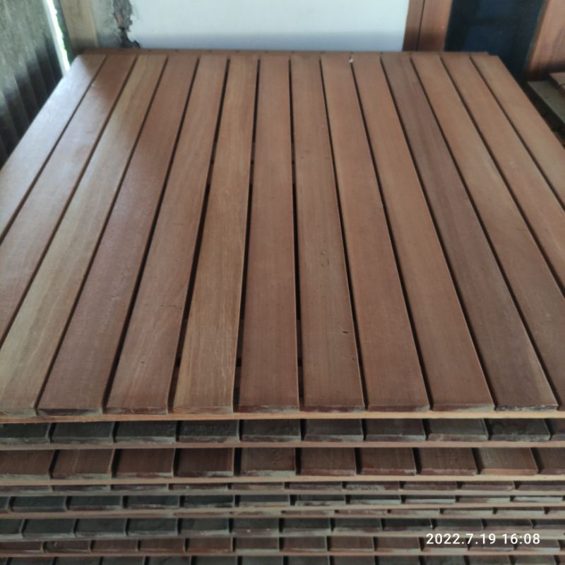 Jual Palet Kayu Decking Tile Kayu Solid Bengkirai Pool Deck Kolam Taman ...