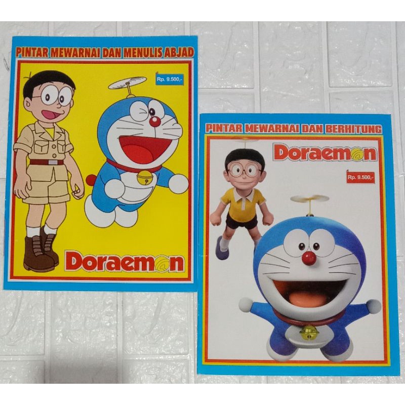 Jual BUKU PINTAR MEWARNAI DORAEMON MENULIS HURUF ABJAD UNTUK ANAK TK ...