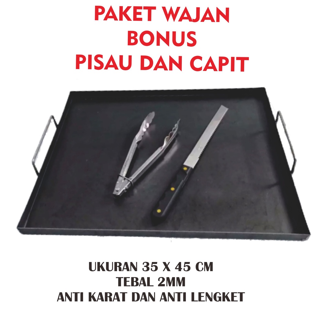 Jual PROMO TERMURAH WAJAN ROTI BAKAR / KEBAB/ BURGER / ROTI JOHN DLL ...