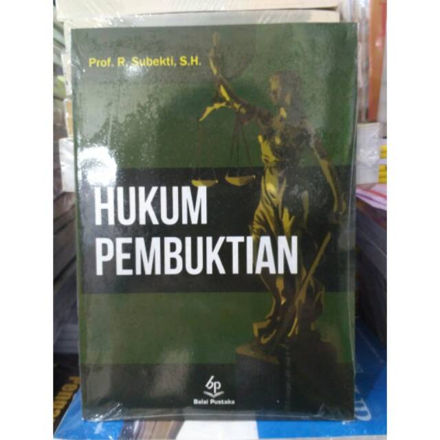 Jual Hukum Pembuktian by R Subekti | Shopee Indonesia