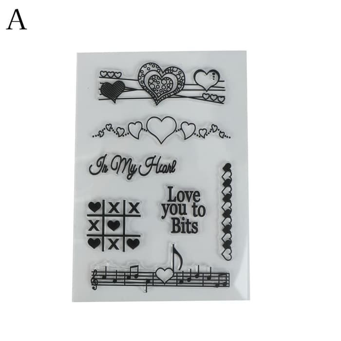 Jual Clear Stamp (Stempel Transparan/Bening) - Love You To Bits ...