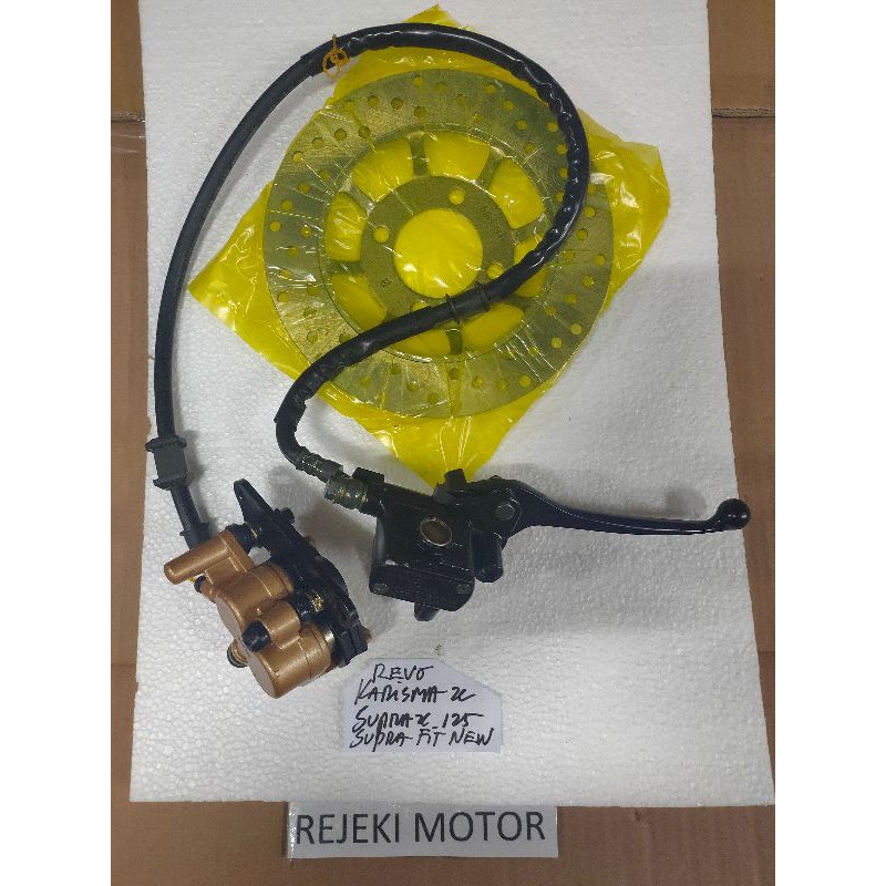 Jual CAKRAM DEPAN ASSY+PIRINGAN KARISMA X/SUPRA X 125/REVO/SUPRA FIT NEW OSK | Shopee Indonesia