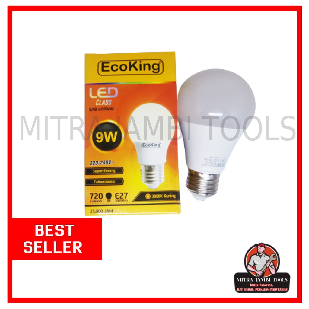 Jual LAMPU ECOKING LED KUNING 7 WATT & 9 WATT | Shopee Indonesia