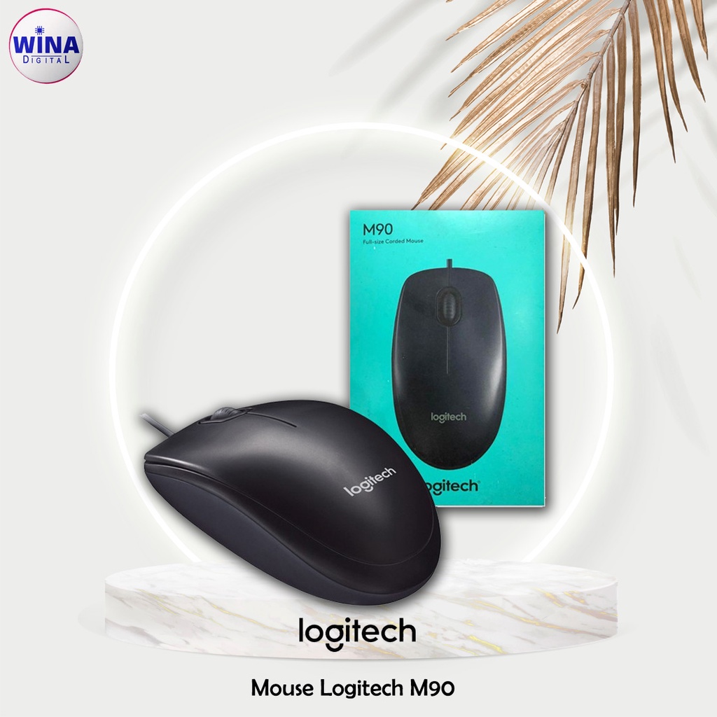 Jual Optical Mouse Logitech M90 USB Cable | Shopee Indonesia