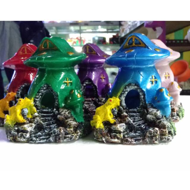 Jual Mainan Aquarium JAMUR KATAK | Shopee Indonesia