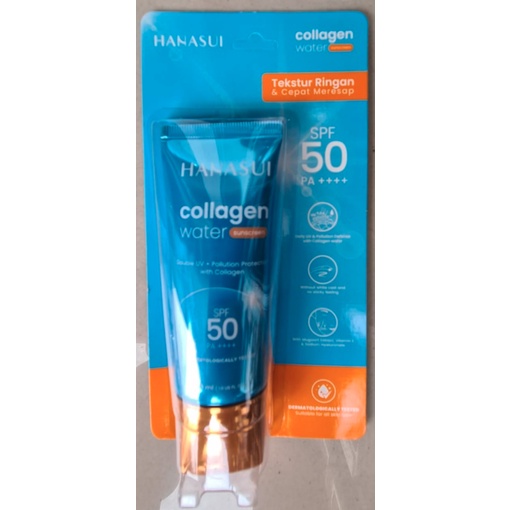 Jual HANASUI Sunscreen Collagen Water Spf 50 Spf 30 / hanasui suncreen ...
