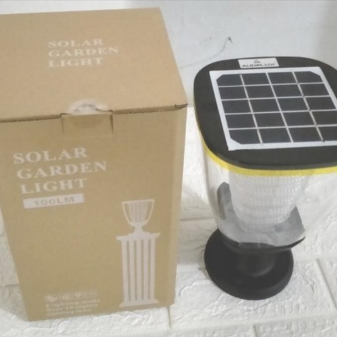 Jual Lampu Dinding Solar Pagar Led Pilar Solar Sel Panel Surya Matahari ...