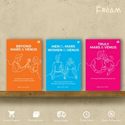 Jual Buku Self Improvement Mars Venus Series by John Gray - Men Are from Mars, Women Are from ...