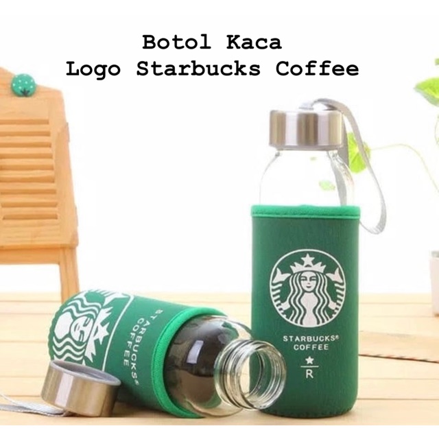 Jual Botol kaca ada logo starbucks coffee | Shopee Indonesia