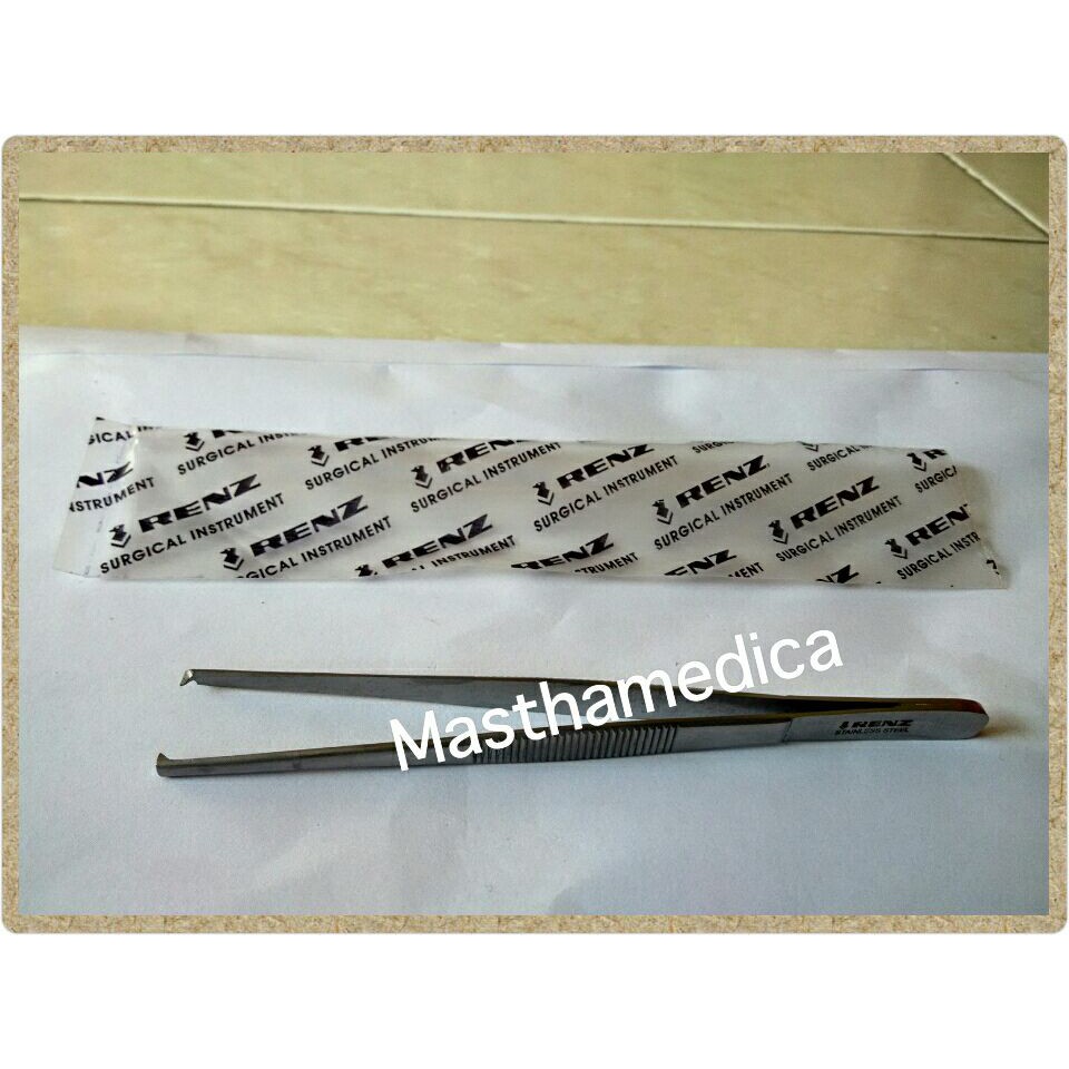 Jual Pinset Sirurgis Pincet Cirurgys Skin Forcep Renz Forceps Germany ...