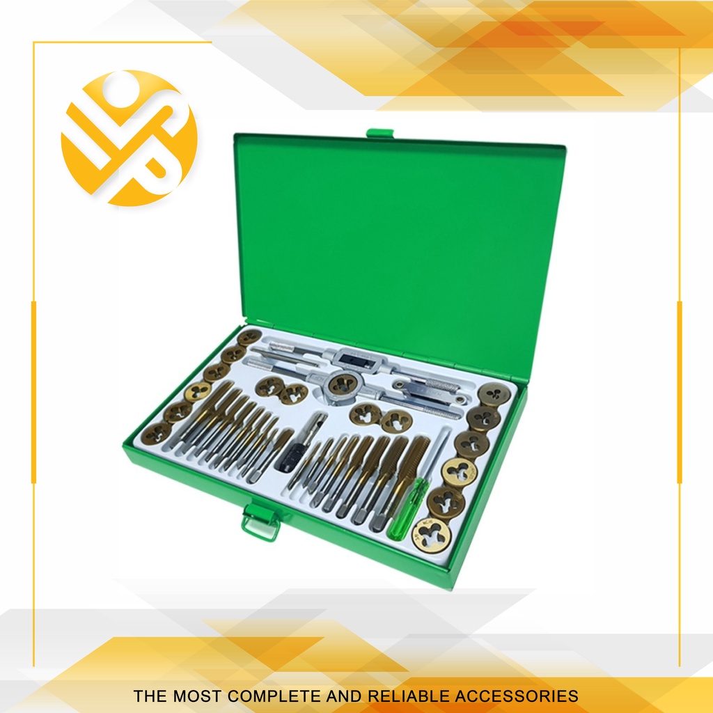 Jual TEKIRO Hand Tap And Dies Set 40 Pcs / Tap & Snai / Alat Ulir dan ...
