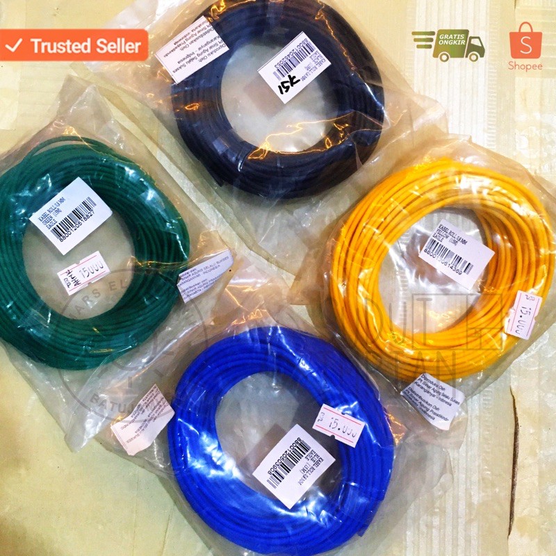 Jual Kabel Roll Kecil Kabel Bodi Body Wire 10 meter| Warna-Warni ...