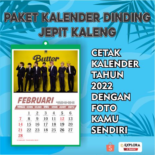 Jual (Part 2) PAKET KALENDER DINDING 2025 JEPIT KALENG / KLEM KALENDER ...