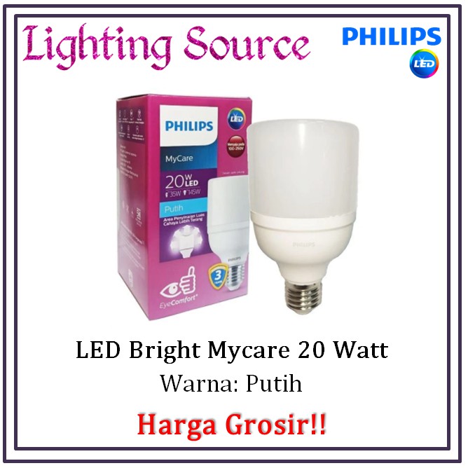 Jual PHILIPS LED BRIGHT 20 WATT COOL DAYLIGHT - LED BRIGHT PHILIPS 20W ...
