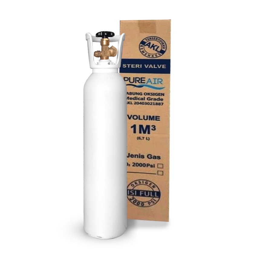 Jual Tabung Oksigen 1m3 include isi full | Shopee Indonesia