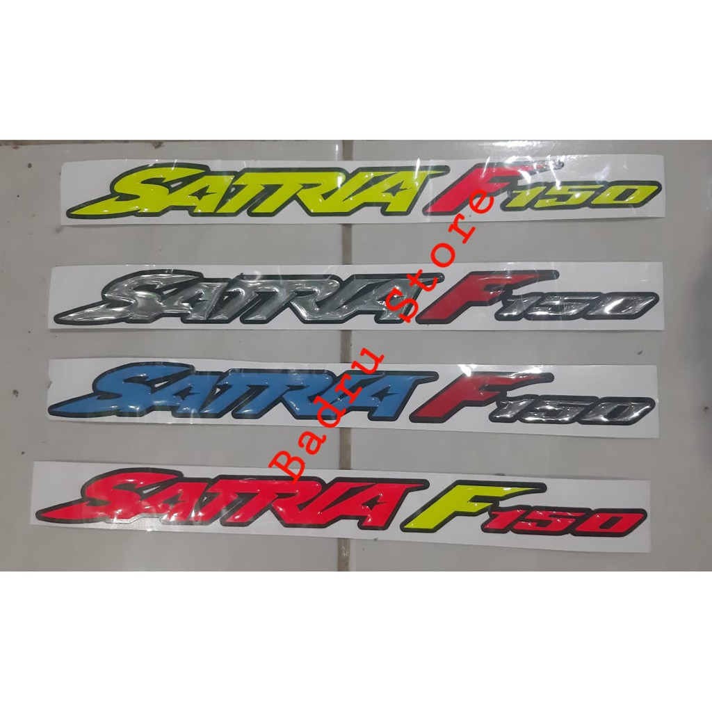 Jual STIKER TIMBUL 3D LOGO SATRIA F 150 KUALITAS TERBAIK TERMURAH ...