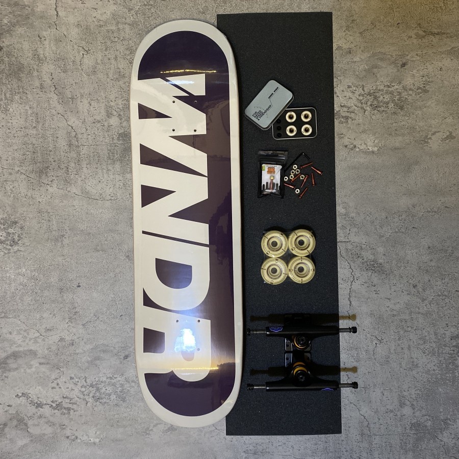 Jual Skateboard fullset WNDR team Logo purple | Shopee Indonesia