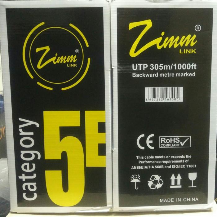 Jual Kabel Utp Cat5 Zimm Link | Shopee Indonesia