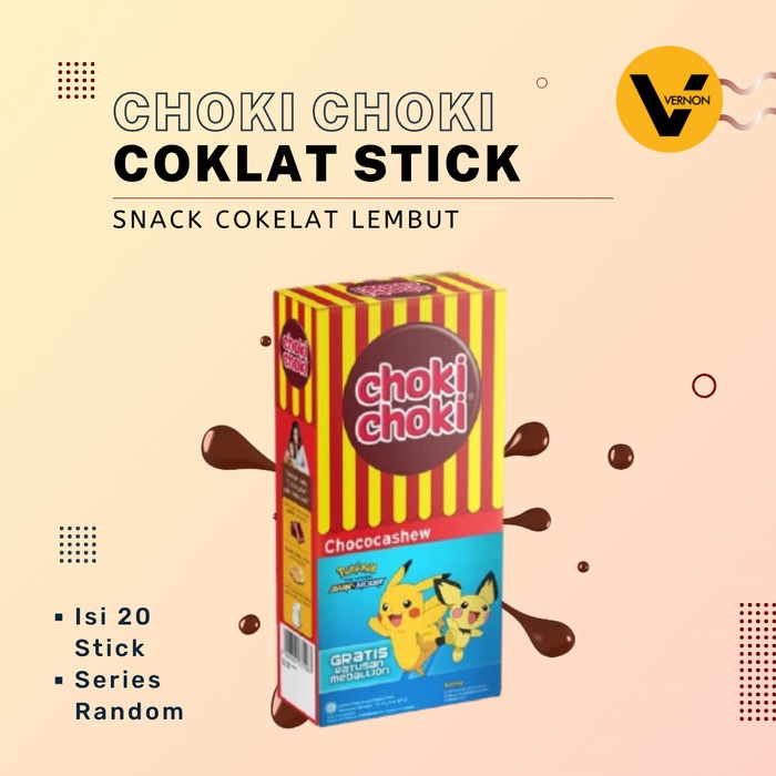Jual Choki Choki Cokelat Cashew Pokemon GT - isi 20pcs | Shopee Indonesia