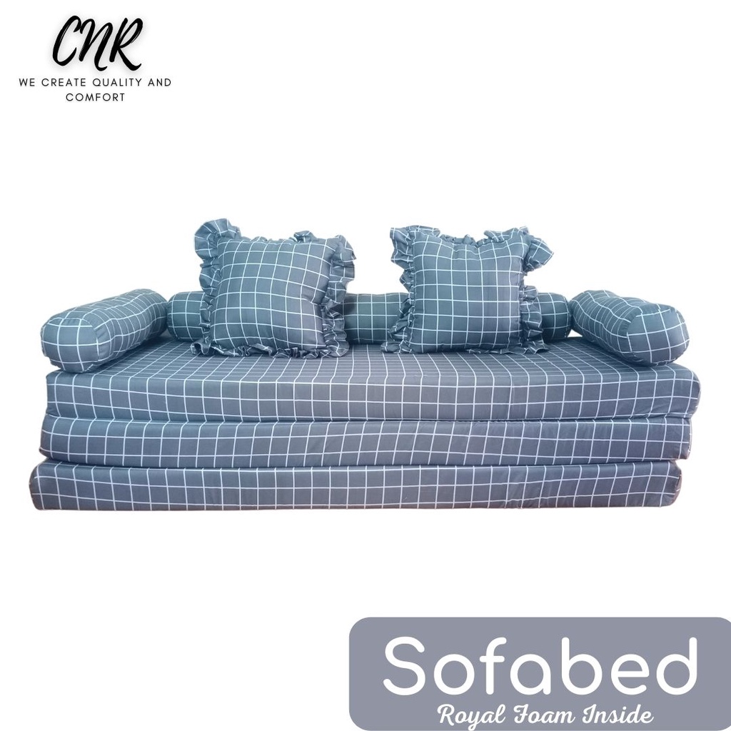 Jual Sofabed bahan sprei polymicro busa Royal Foam density 16 garansi ...