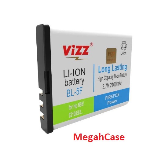 Jual Baterai Vizz NOKIA BL 5F DOUBLE POWER VIZZ ORIGINAL | Shopee Indonesia