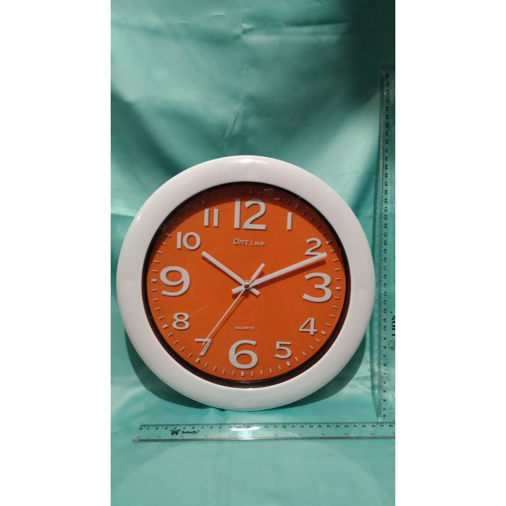 Jual Jam Dinding Bulat Cantik Kern Polos Simple Bagus Murah READY STOCK ...