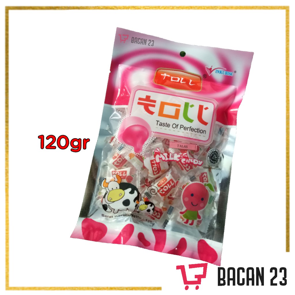 Jual Toll Milk Candy ( 120 gr ) ( Talas - Assorted - Strawberry ...