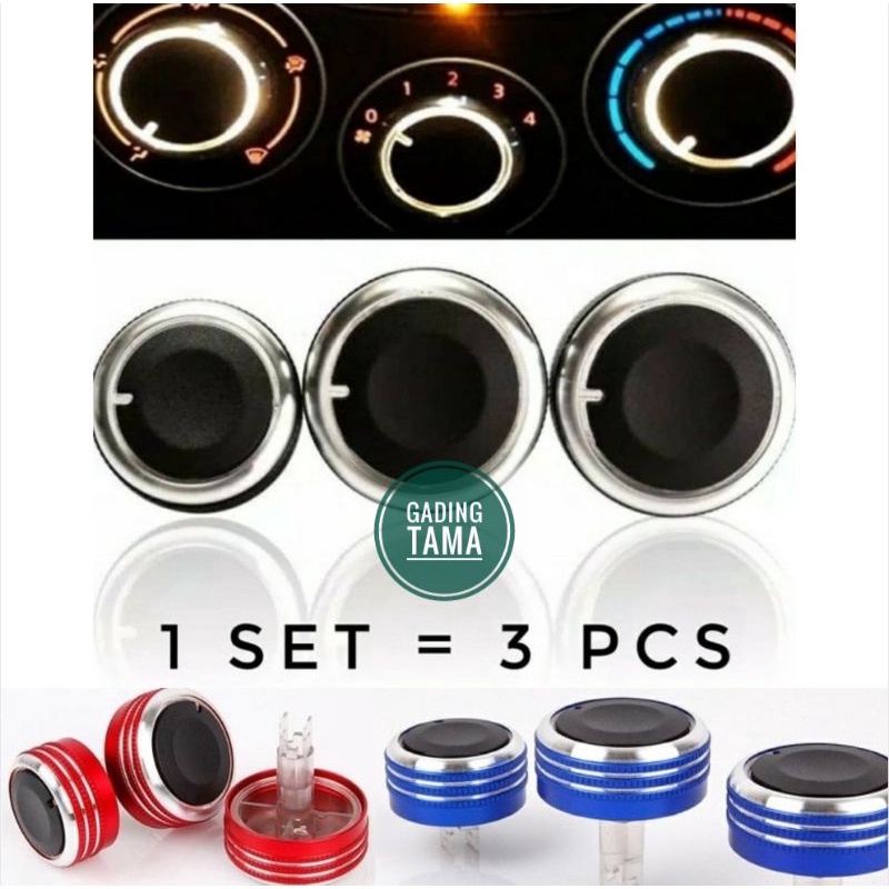 Jual Knop Knob Ac Grand Livina Evalia Bahan Aluminium Alloy + PVC ...