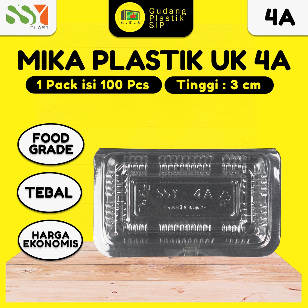 Jual Mika Kue UK 4A Bening isi 100 / Food Grade | Shopee Indonesia