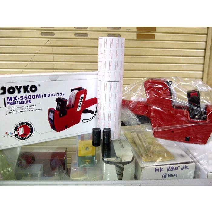 Jual Terbaru ALAT LABEL HARGA PRICE LABELLER 5500M Set kertas label 10 ...