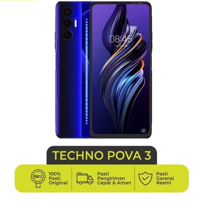 Jual TECNO POVA3 LED GAMING EDITION 6+5GB* RAM + 128 GB ROM LED, NFC ...