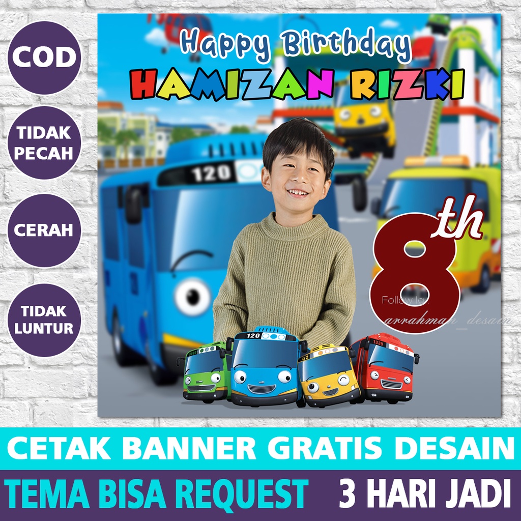 Jual Banner / Spanduk / Backdrop Ulang Tahun Anak Murah | Shopee Indonesia