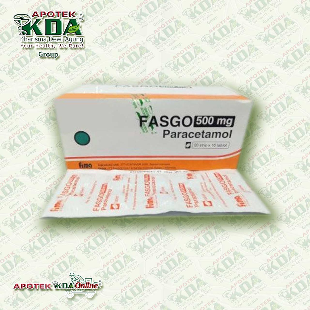 Jual FASGO 500 MG 1 STRIP | OBAT SAKIT KEPALA, GIGI, DEMAM DAN NYERI ...