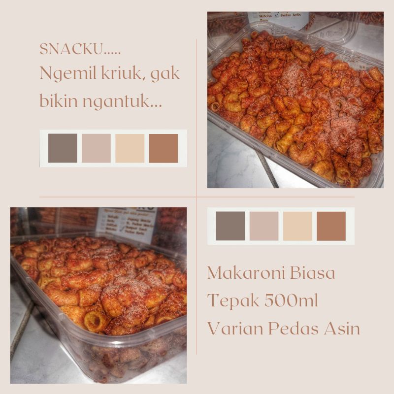 Jual Makaroni SNACKU box 500 ml | Shopee Indonesia