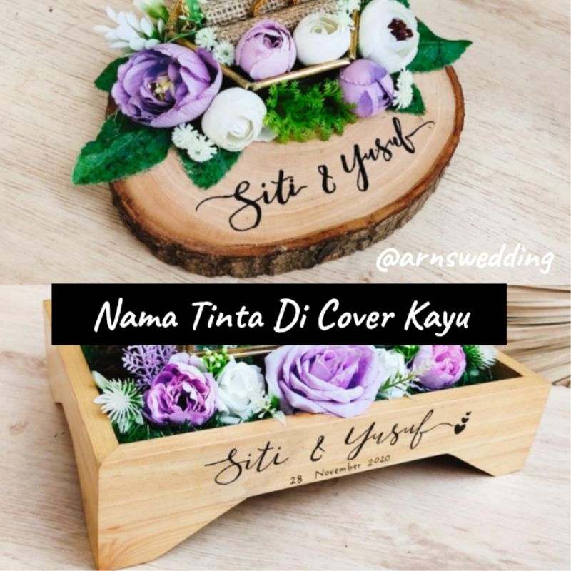 Jual Tambahan Nama Tinta All Size Cover Kayu | Shopee Indonesia
