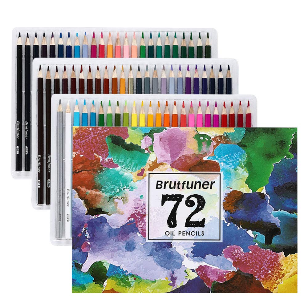 Jual Pensil Warna Brutfuner Painting Oil Pencil Artist Color Pencils ...