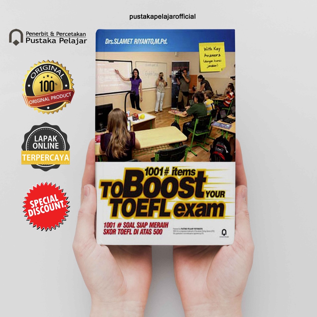 Jual BUKU ORIGINAL 1001 ITEMS TO BOOST YOUR TOEFL EXAM - SLAMET RIYANTO ...